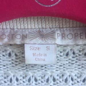 Boston Proper | Jackets & Coats | Boston Proper Texture Piped Sweater ...